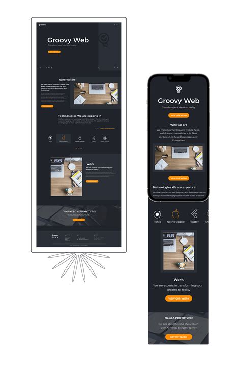 groovy website on behance