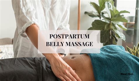 Postpartum Belly Massage — Mums Oasis Sydney Doula