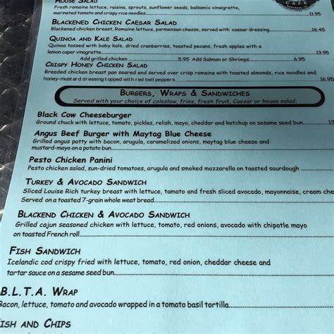 Black Cow Cafe Montrose Menu Prices And Restaurant Reviews Tripadvisor