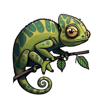 Chameleon Vector Art Icons And Graphics For Free Download
