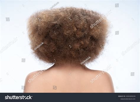 젊은 여자의 뒷모습 누드 백인 갈색 스톡 사진 2202283219 Shutterstock