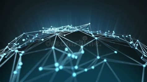 Abstract Network Background Plexus 12 Stock Video - Video of colorful ...