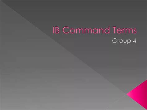 Ppt Ib Command Terms Powerpoint Presentation Free Download Id 2382082