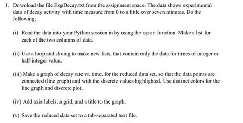 Solved Do It In Python And Show The Code Here S A Small Chegg