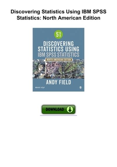 (PDF/DOWNLOAD) Discovering Statistics Using IBM SPSS Statistics: North ...