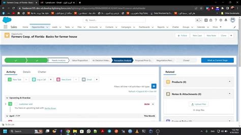 Introduction To Salesforce In Arabic بالعربي Sales Module Part 3 Opportunity Youtube