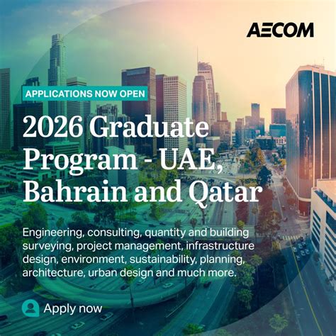 Aecom Graduateprogram Engineeringcareers Infrastructure Uae Qatar