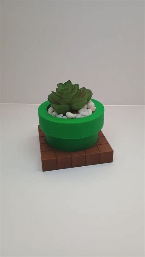 Mario Mini Pipe Plant Pot By 3dealitydesigns24 Makerworld
