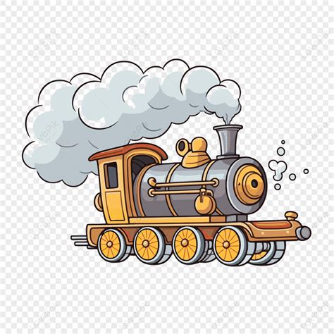 증기 파이프 만화 증기 기관차 벡터클립 아트 Png 일러스트 무료 다운로드 Lovepik