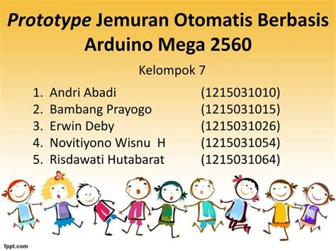 Prototype Jemuran Otomatis Berbasis Arduino Mega 2560 Pptx