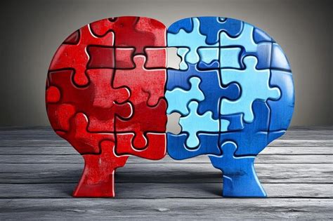 Sculpted Human Head With Glowing Brain Illustrating Cognitive Thought