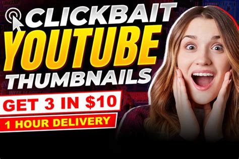 Design Amazing Clickbait Youtube Thumbnail By Usama267 Fiverr