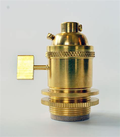 Uno Light Socket Unfinished Brass