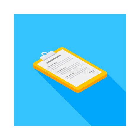 Clipboard Isometric Right View Icon Vector Isometric Stock Vector Illustration Of Message