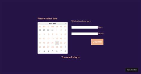 Date Checker Forked Codesandbox