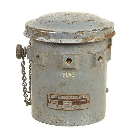Original Us Wwii Us Navy Bureau Of Ships No 5 Compass By Cg Conn International Military