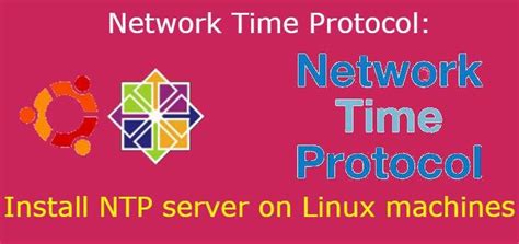 network time protocol install ntp server on linux machines linux