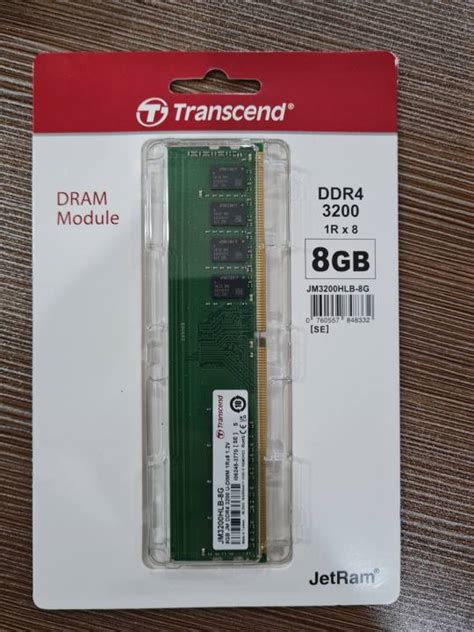 Transcend 8gb Ddr4 3200 Unbuffered Long Dimm Desktop Memory Jm3200hlb 8g Lazada Ph