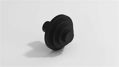 Zzzigurat Cupboard Knob By Sans Arc Studio For Bankston Architectural