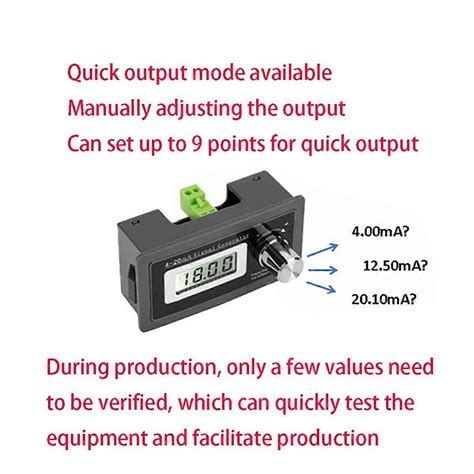 Pack MA Current Loop Signal Generator Precision Two Wire PLC Instrument Fruugo UK