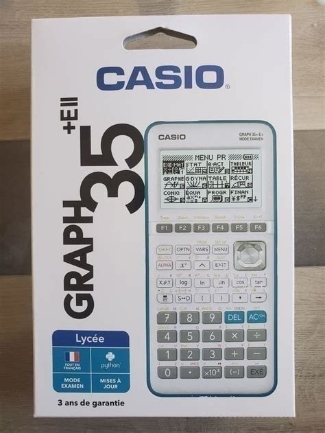 Calculatrice Casio Graph 35 E Mode Examen Python Intégré Casio Beebs