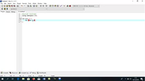 How To Create For Looping With Dev C Youtube