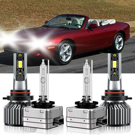 Vehifomo Compatible For Jaguar Xk8 2003 2006 Led Hid Headlight Bulb