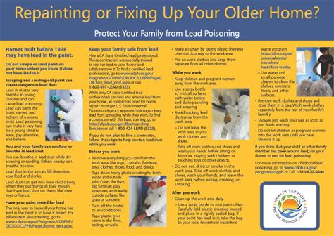 Lead Poisoning Prevention Program Lake County Ca