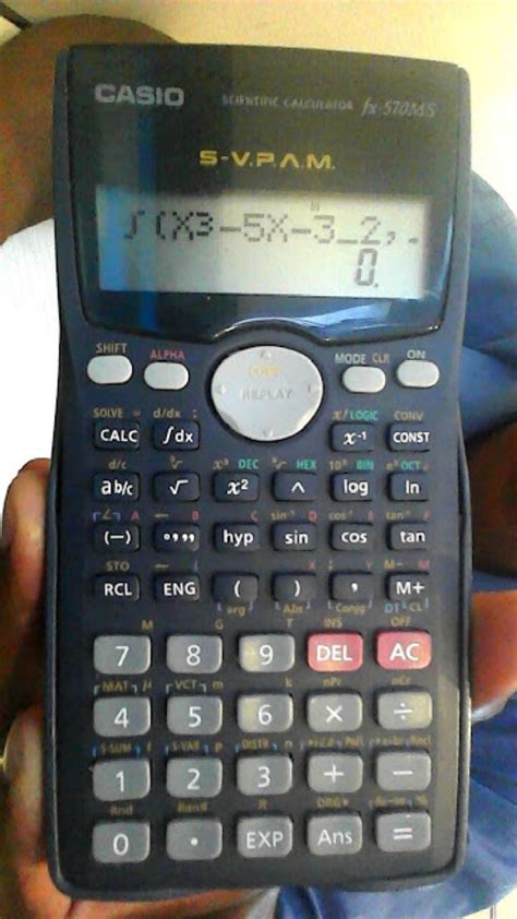 How To Integrate A Function Using Scientific Calculator Definite Integral