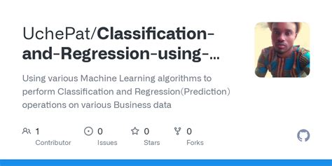 Classification And Regression Using Machine Learning Algorithms