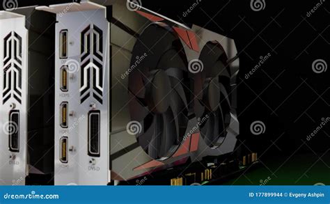 D Visualization Of The Fan On The Processor Stock Footage Video Of Closeup Electric