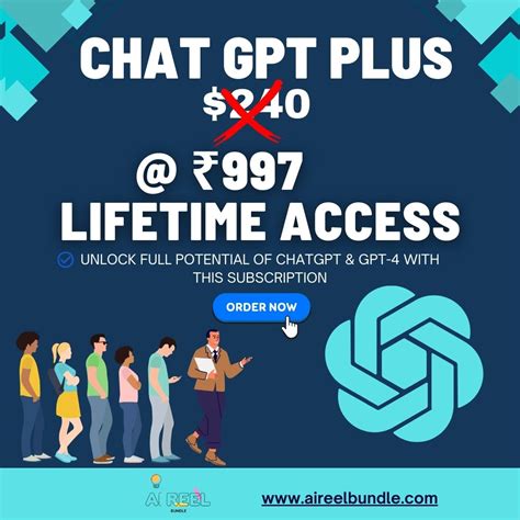 Chatgpt Plus Subscription For Lifetime Ai Reel Bundle