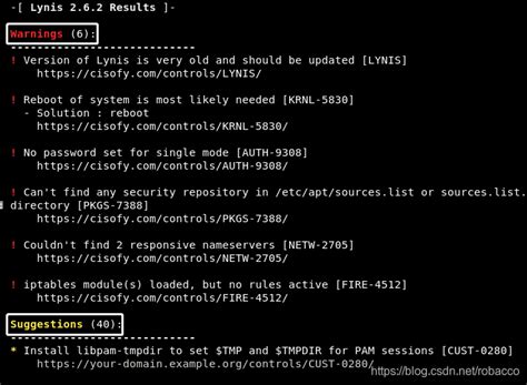4 6 linux lynis安全审计 csdn博客