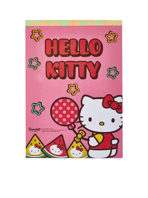 Sanrio สมุดฉีก A5 Hello Kitty Popsicle สีmulti Color ลด 64 0 Central Online