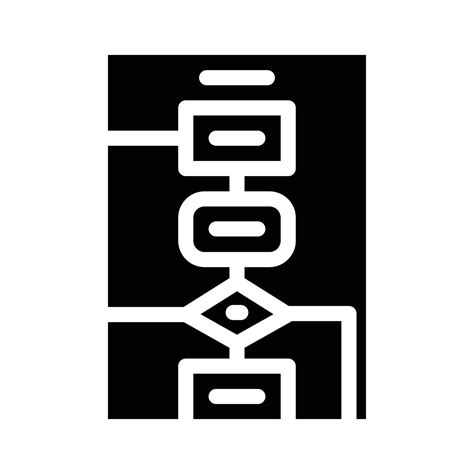 Algorithm Software Data Science Glyph Icon Vector Illustration 17348451