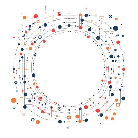 Flat Ai Driven Algorithmic Border Frame Concept As A Minimalistic
