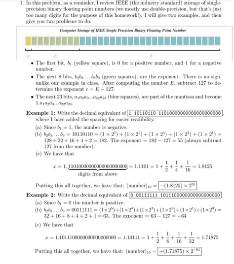 1 In This Problem As A Reminder I Review Ieee The