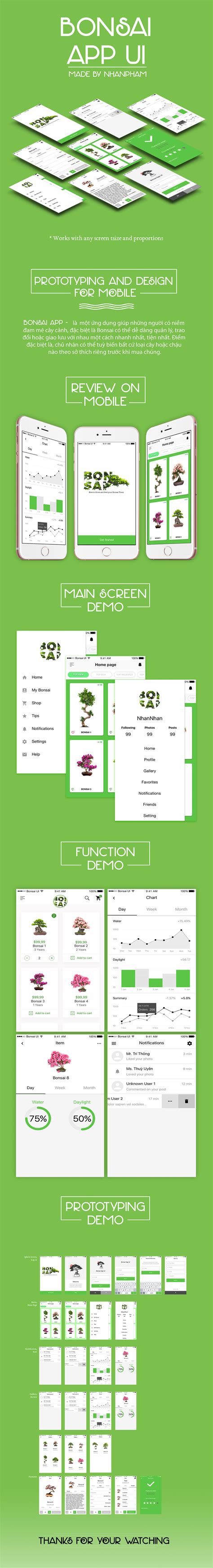 Bonsai App Ui On Behance
