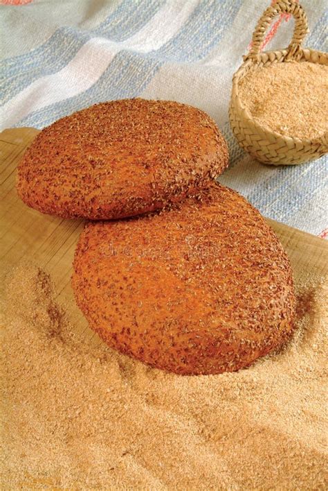 Bread Wheat Traditional Bread Moroccan Arabic Food Stock Image