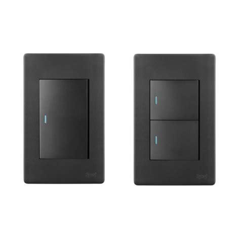 Deco Switch 4x2 2 Way Graphite • Northside Electrical