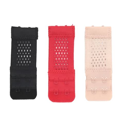 여성용 신축성 브래지어 익스텐더 스트랩 후크 조절 가능한 벨트 버클 속옷 2열 2후크 디자인 세트당 5개 포함 핸드폰닷컴