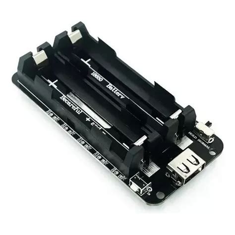 módulo shield duplo bateria 18650 p arduino esp32 raspberry