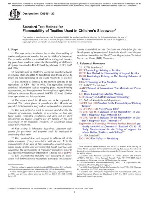 Astm D6545 22 Professional Industry Standards Instant Access