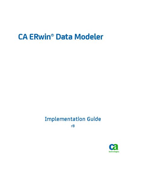 Erwin Manual Pdf Data Model Conceptual Model