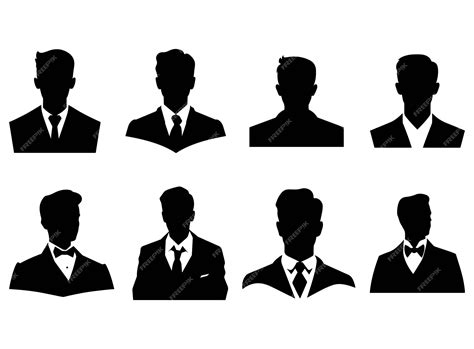 Conjunto De íconos De Hombre De Negocios Íconos De Vector De Hombre De