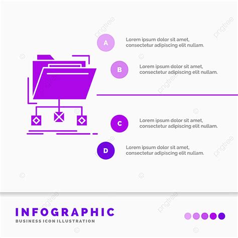 Backup Data Files Folder Network Infographics Template For W 3d Archive Background Png And