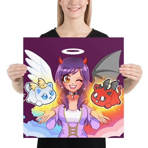 Aphmau Poster Aphmau Art Aphmau Merch Aphmau Ts Anime Art Cute Anime Aphmau Picture Poster