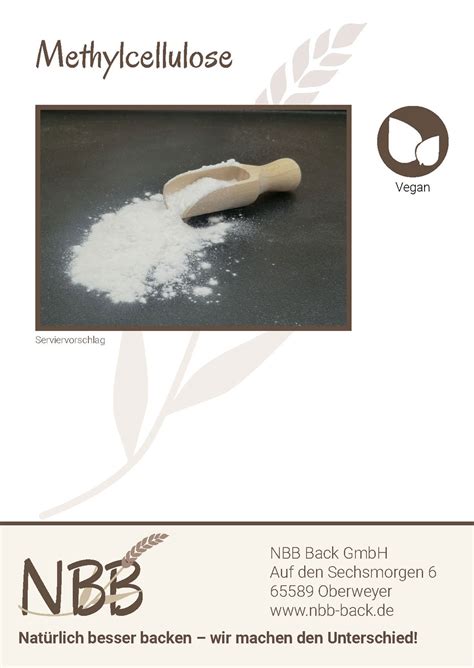 Methylcellulose | Spezialprodukte | NBB-Back