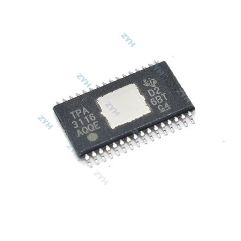 Tpa3116d2 Audio Amplifier Ic Pinout Datasheet Equivalent 47 Off