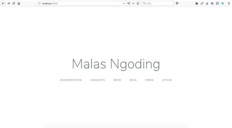 Tutorial Laravel 2 Belajar Route Dan View Pada Laravel Malas Ngoding